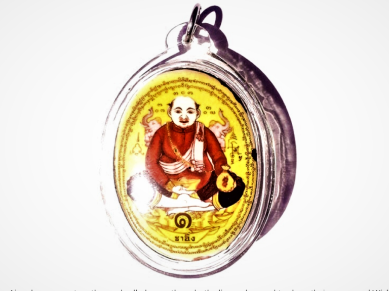 Khun Chang Locket Wealth and Attraction Amulet AC Cha-Eung – Thailand ...